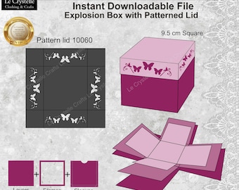 SVG Butterfly Explosion Box 110/cut File/exploding Card | Etsy UK