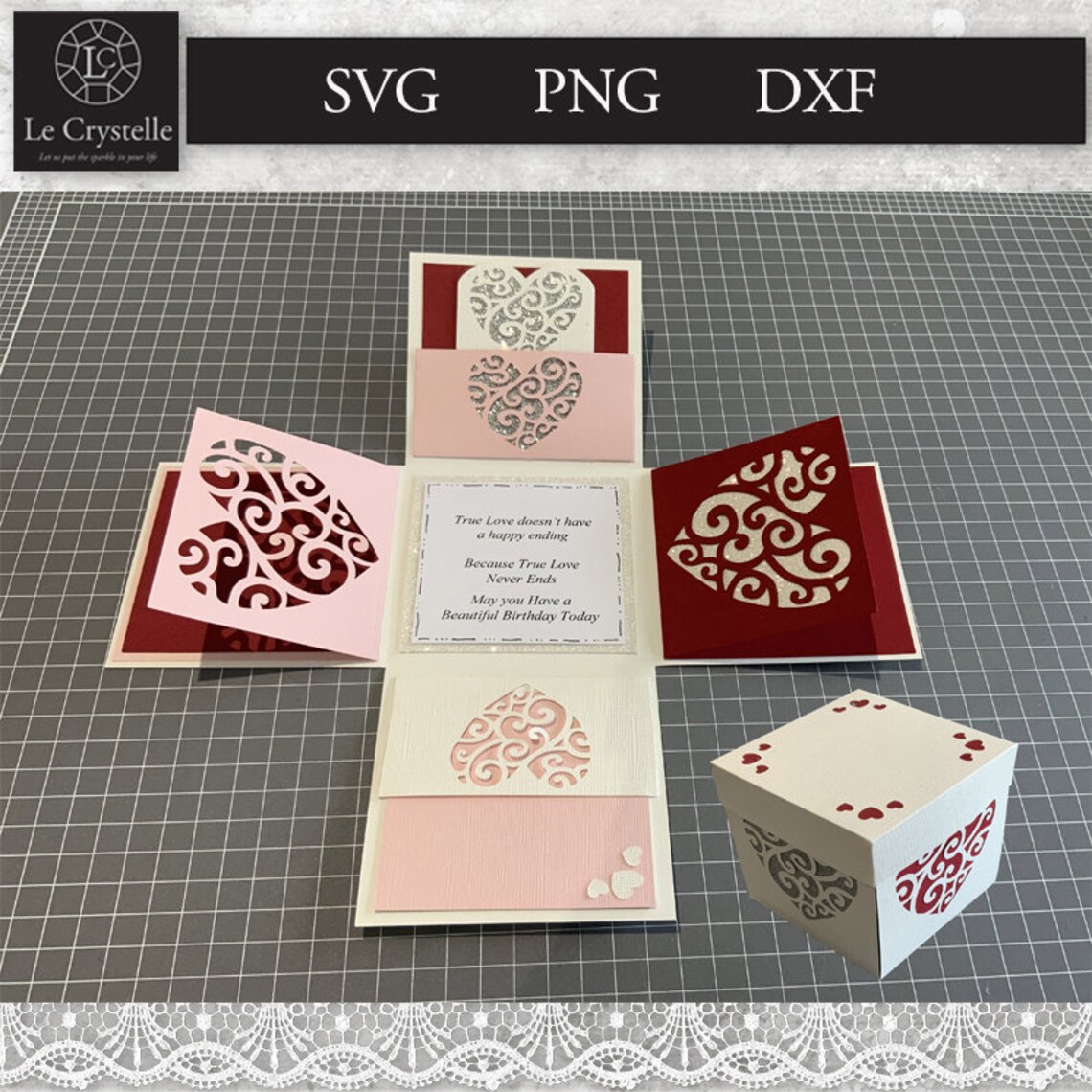 Explosion Box/exploding Gift Box/ Cut File/exploding Template/ - Etsy