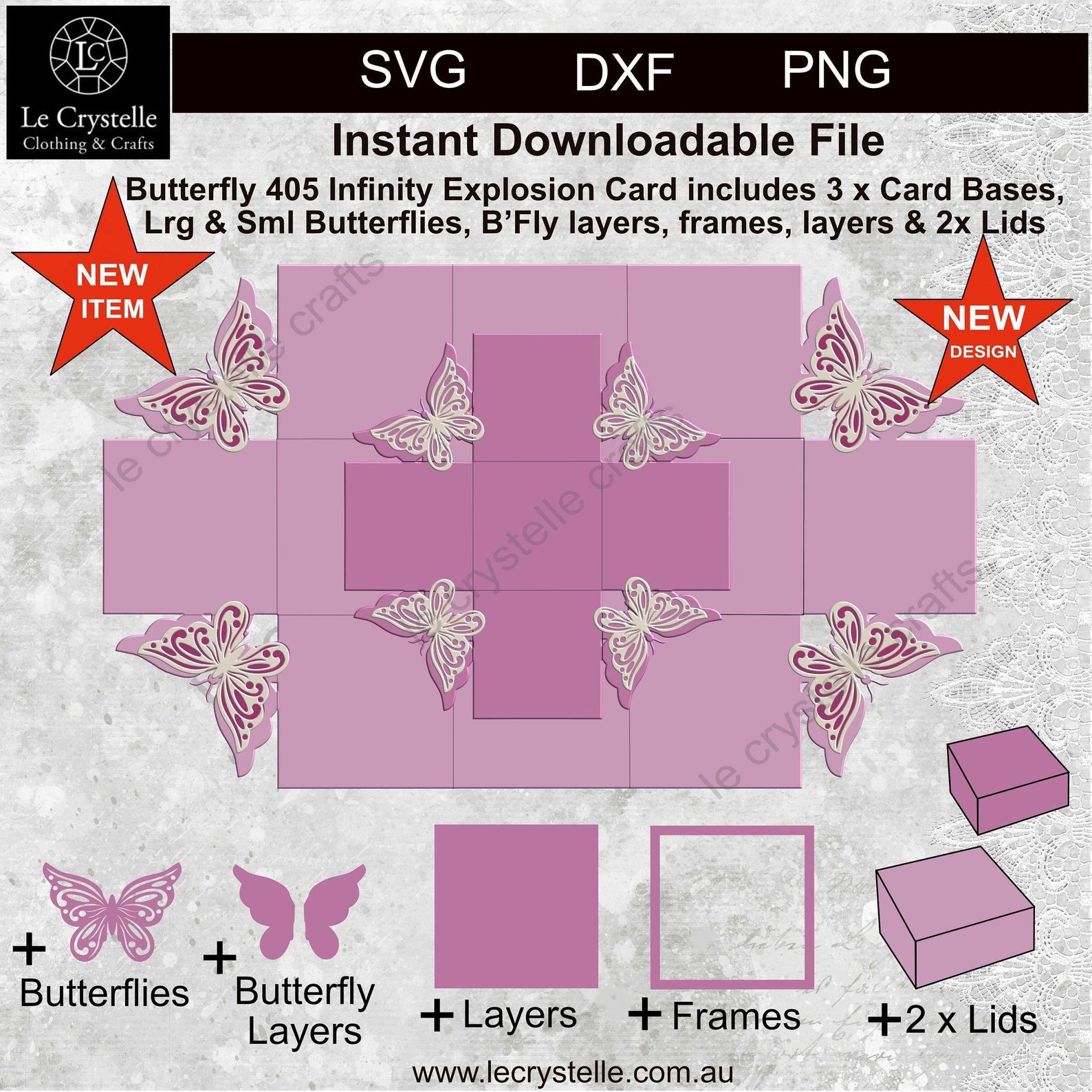 Infinity Explosion Box/explosion Butterfly Box/svg Cut - Etsy