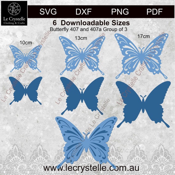 SVG Cut File Butterflygroup/butterfly Template/svg | Etsy