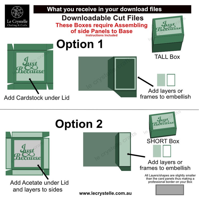 Square Gift Box /svg Box Cricut/box Template/boxes Svg /just - Etsy