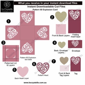 Explosion Box/exploding Gift Box/ Cut File/exploding Template/ - Etsy