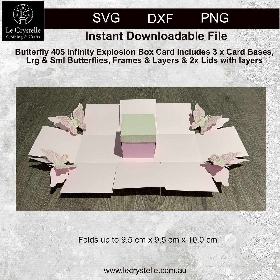 Infinity Explosion Box/explosion Butterfly Box/svg Cut | Etsy