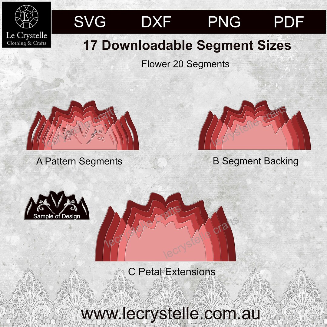 SVG Paper Flower Cut File/flower DIY Decor/wall Paper Flower/flower ...