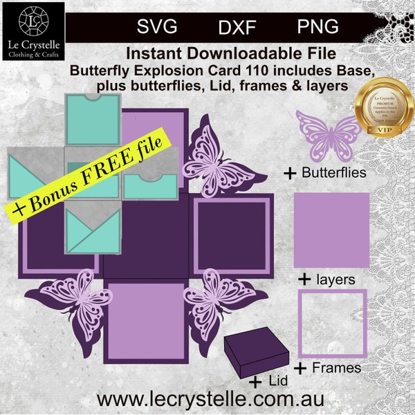 Exploding Box Template - Etsy