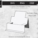 SVG Cut File Card/chair Step Card/step Card Template/svg Cards/folding ...