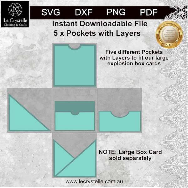 Exploding Box Template - Etsy