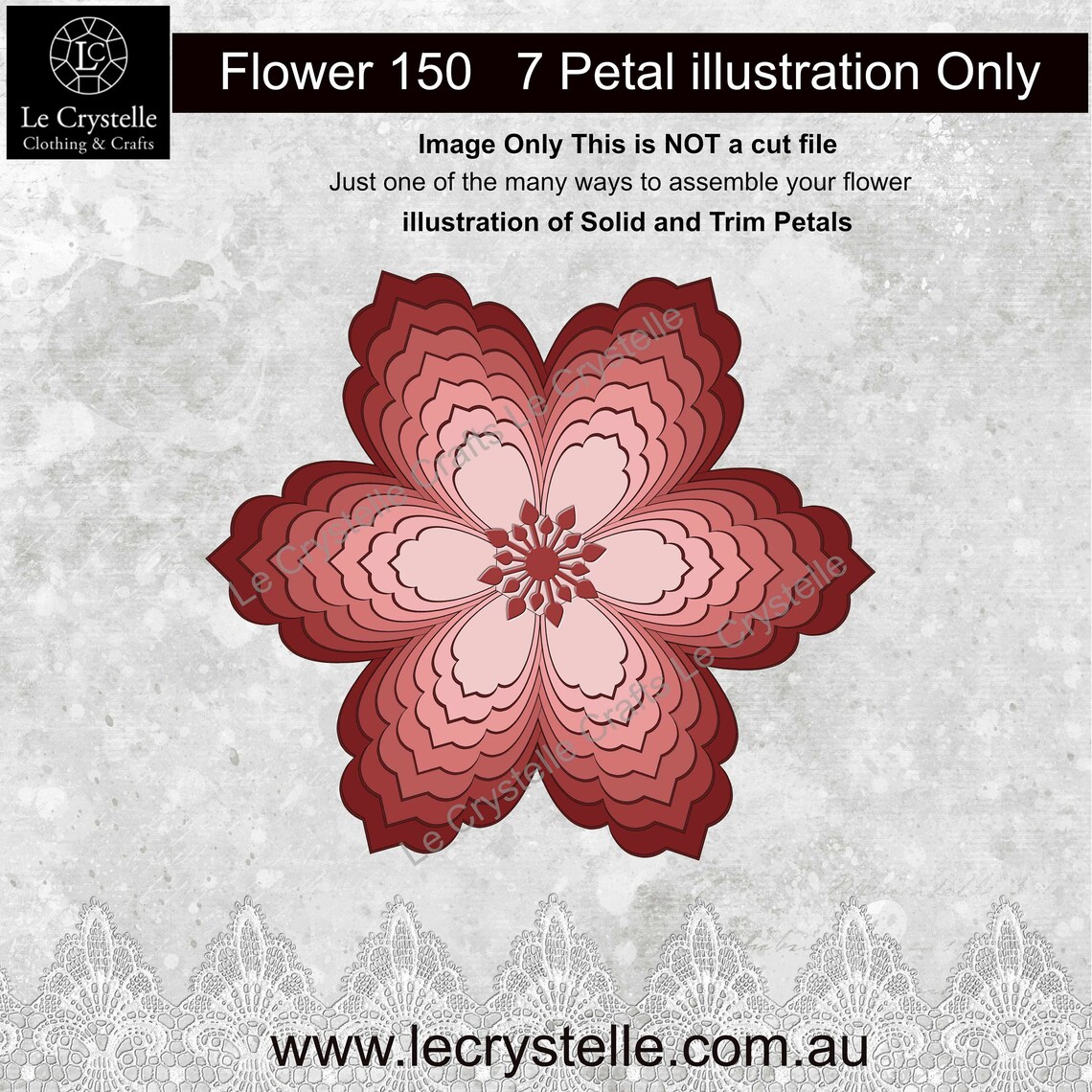 SVG Paper Flower Cut File/flower DIY Decor/wall Paper | Etsy