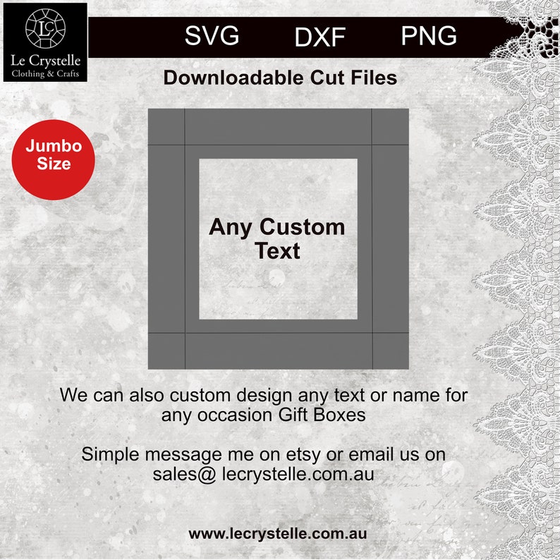 Square Gift Box /svg Box Cricut/box Template/boxes Svg /happy - Etsy