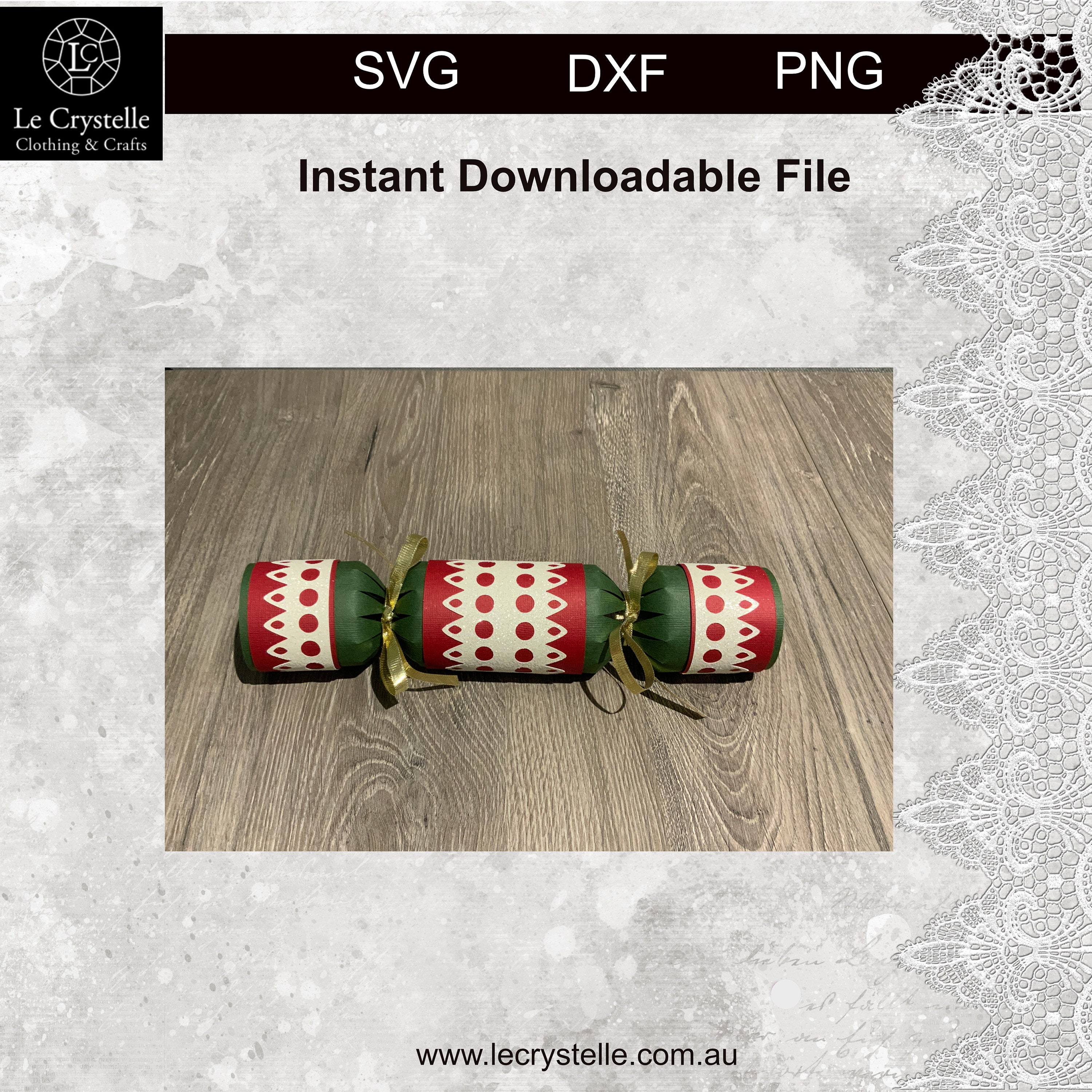 SVG Cut File Christmas Bon Bons/crackers Svg/bon Bon Svg for - Etsy ...