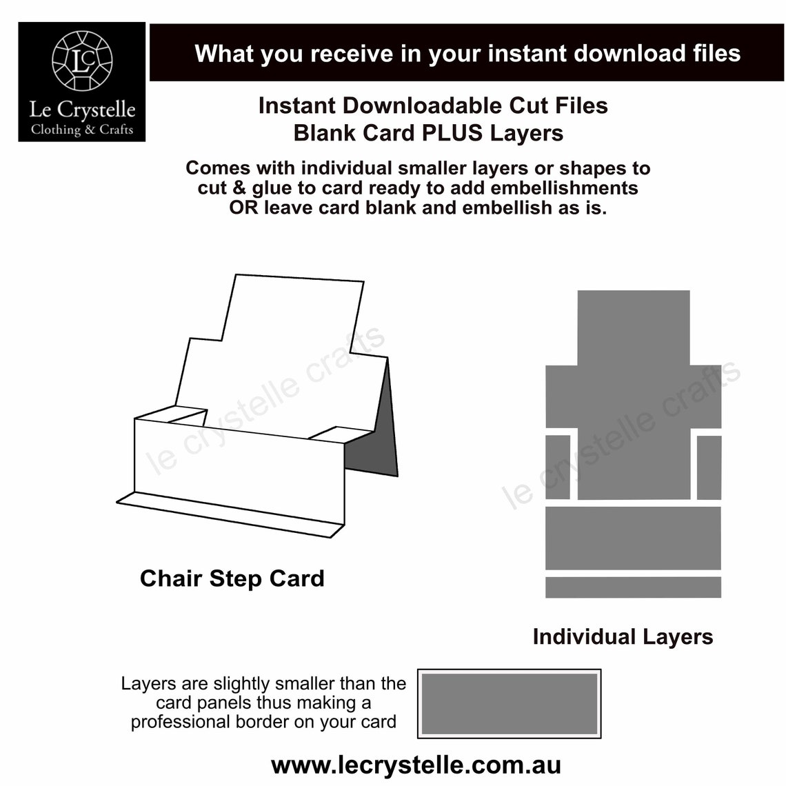 SVG Cut File Card/chair Step Card/step Card Template/svg - Etsy UK