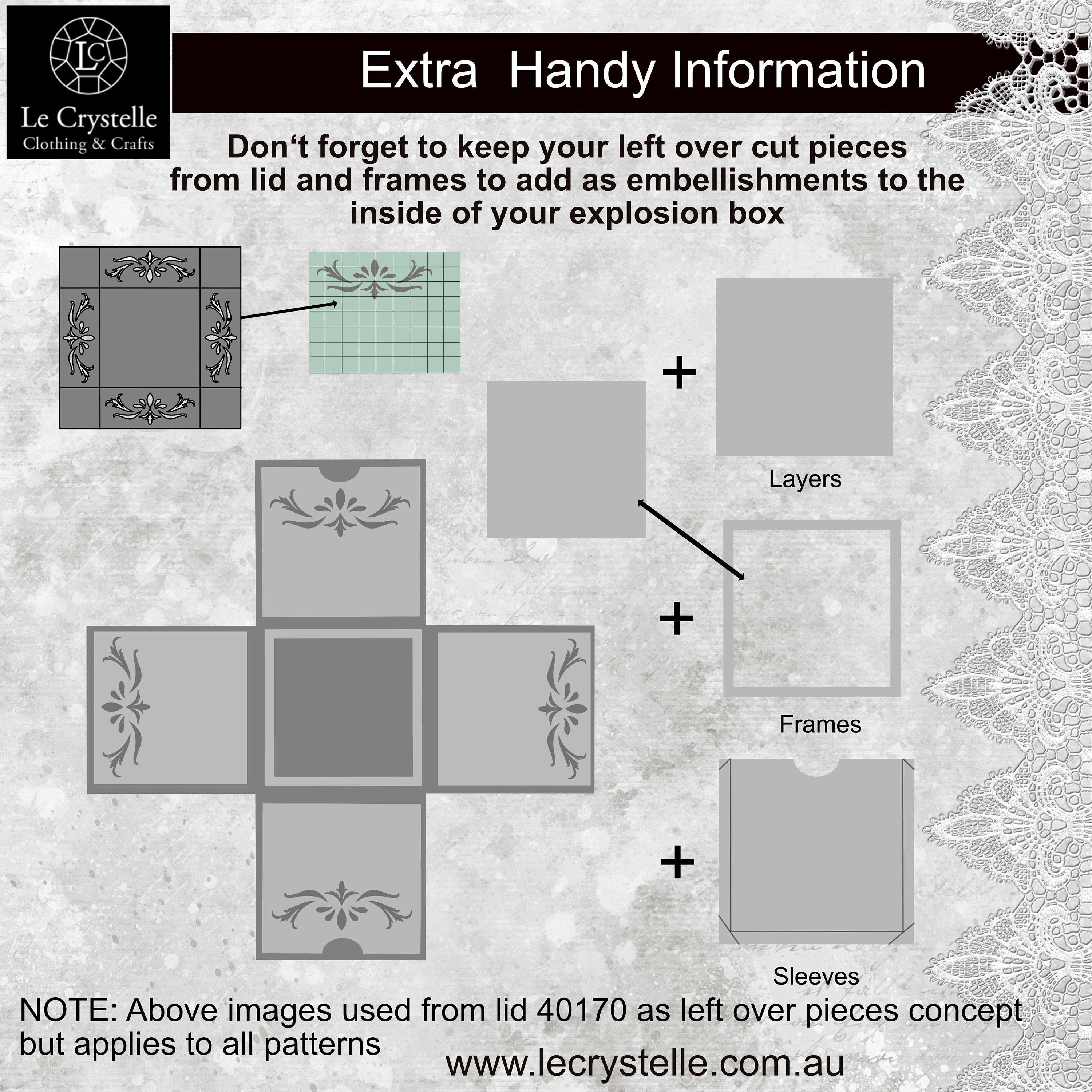Explosion Box/svg Cut File 10060/exploding Card Template/svg - Etsy