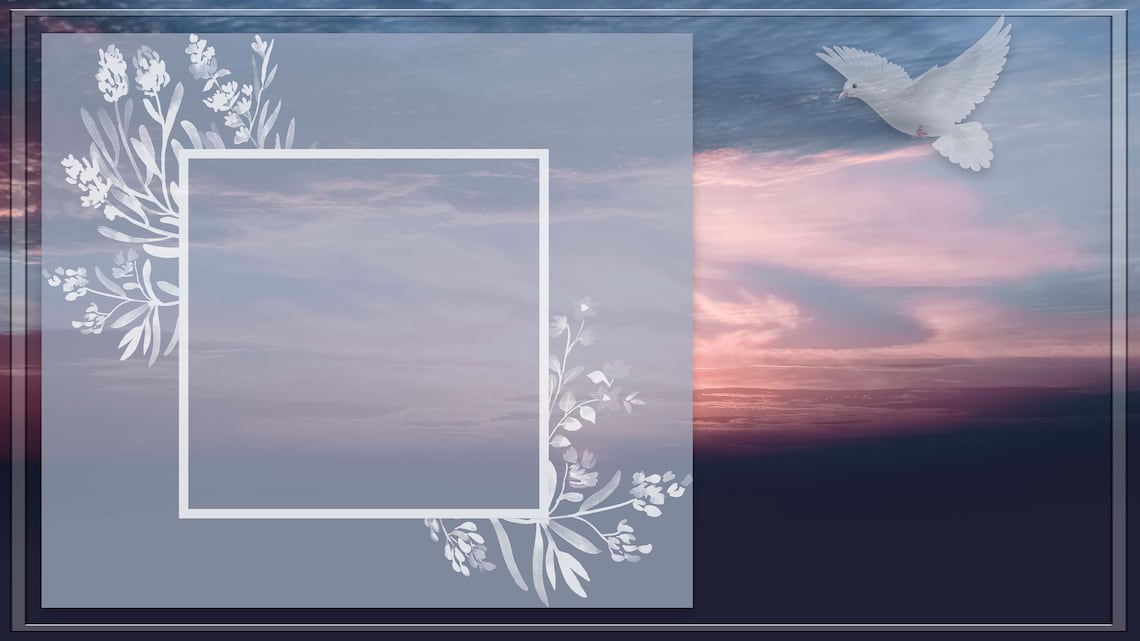 Funeral Slide Show Presentation Template/video/power - Etsy