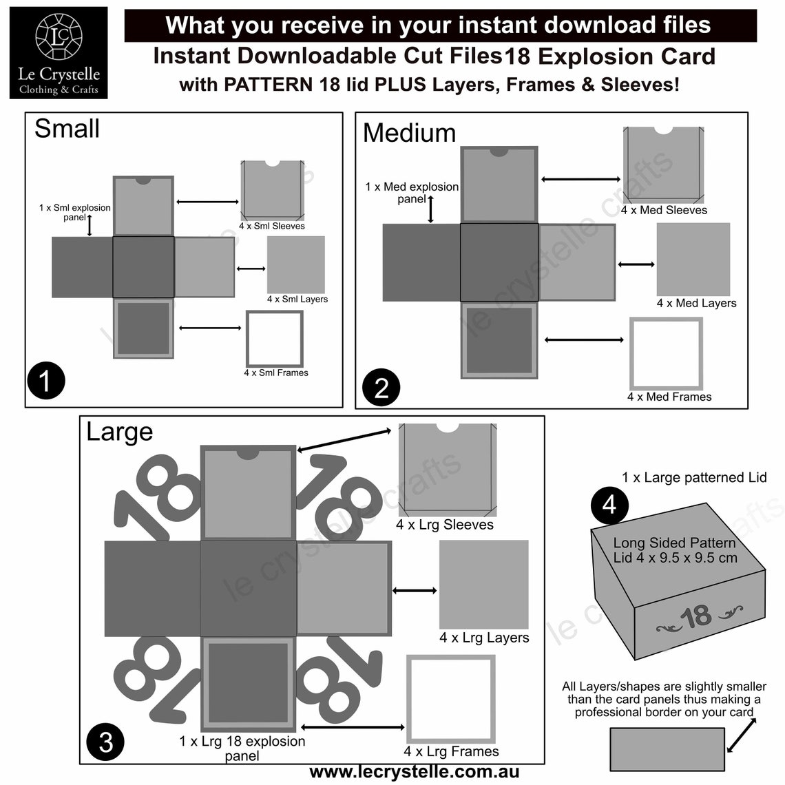Explosion Box 18th /18th Birthday Card Cut File/exploding Card | Etsy
