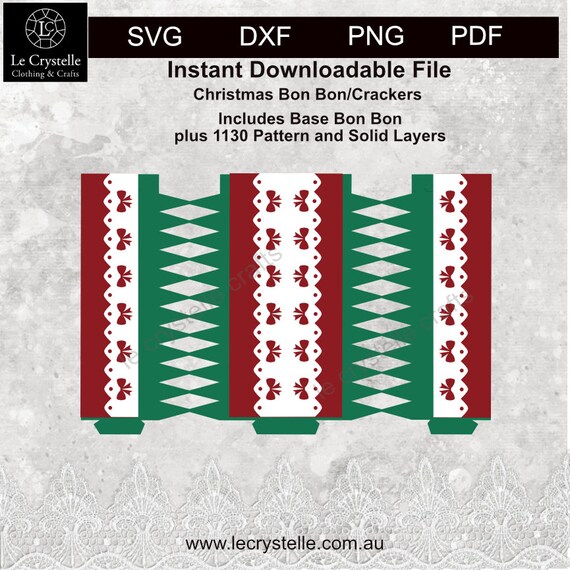 SVG Cut File Christmas Bon Bons/crackers Svg 1130/bon Bon Svg - Etsy UK