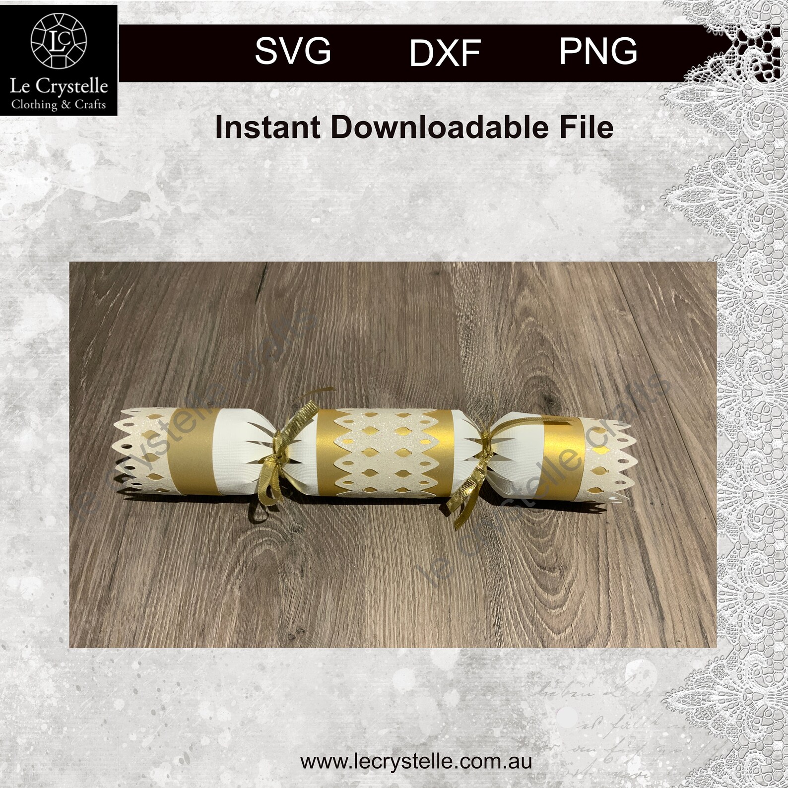 SVG Cut File Christmas Bon Bons/crackers Svg 1145/bon Bon Svg for ...