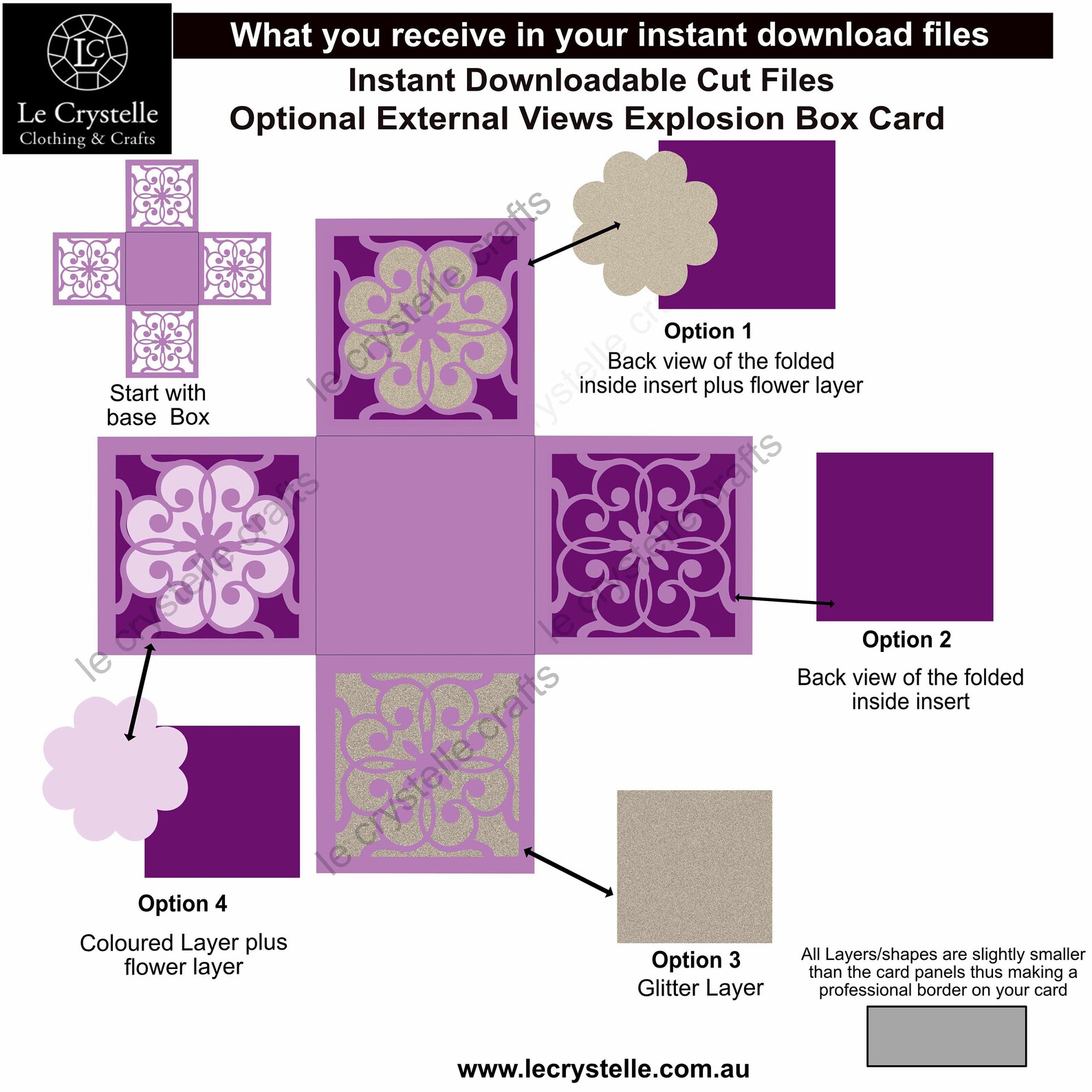 Explosion Box/exploding Gift Box/ Cut File/exploding Template/ - Etsy