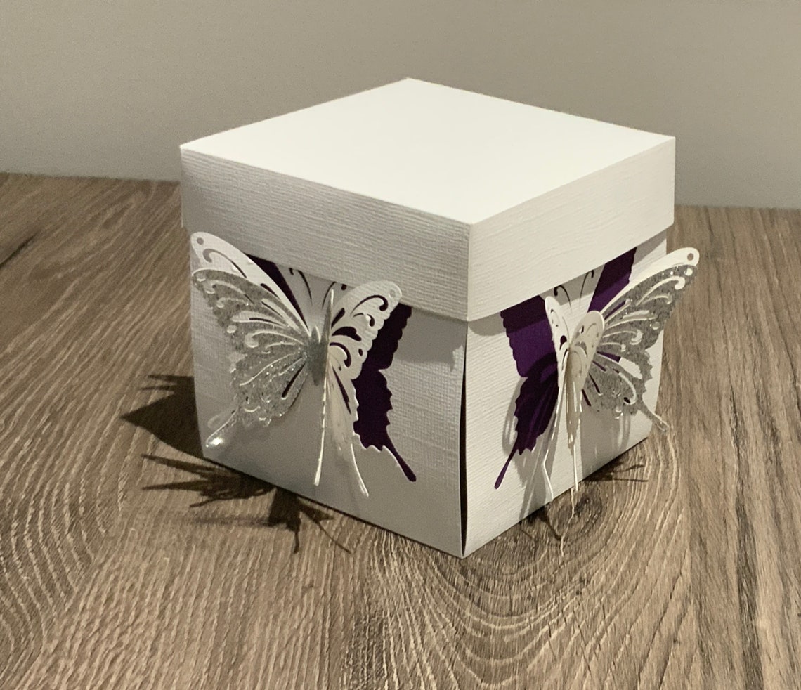 Butterfly Explosion Box Pop Out 330/SVG Cut File/exploding - Etsy