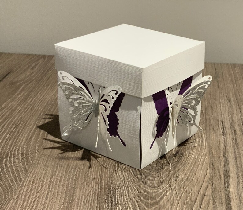 Butterfly Explosion Box Pop Out 330/SVG Cut File/exploding - Etsy