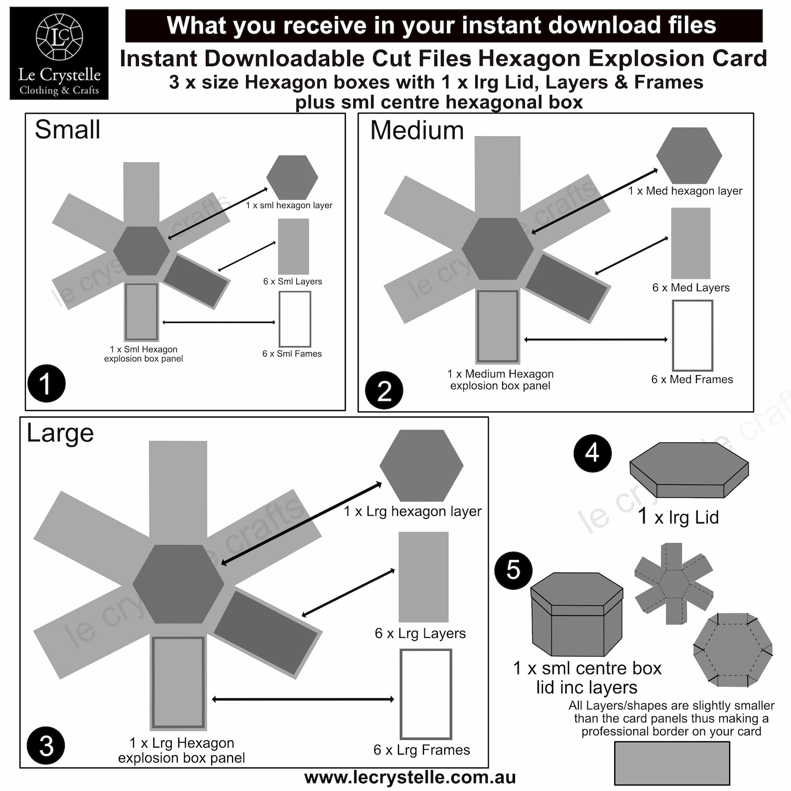 SVG Explosion Box Hexagon/cut File/exploding Card Template/svg - Etsy