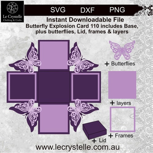 SVG Explosion Box Hexagon/cut File/exploding Card Template/svg | Etsy