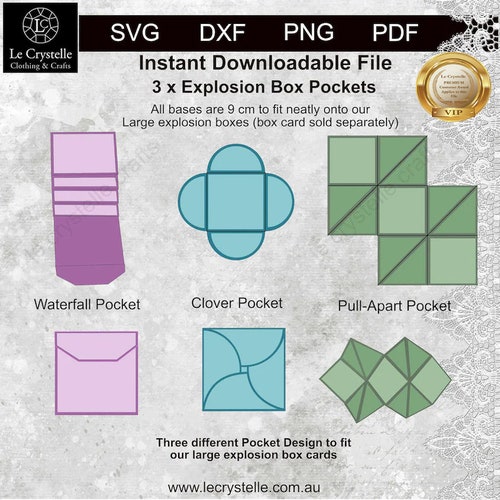 Explosion Box SVG /cut File/exploding Card Template/svg - Etsy