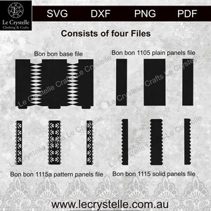 SVG Cut File Christmas Bon Bons/crackers Christmas Tree Bells/bon Bon ...