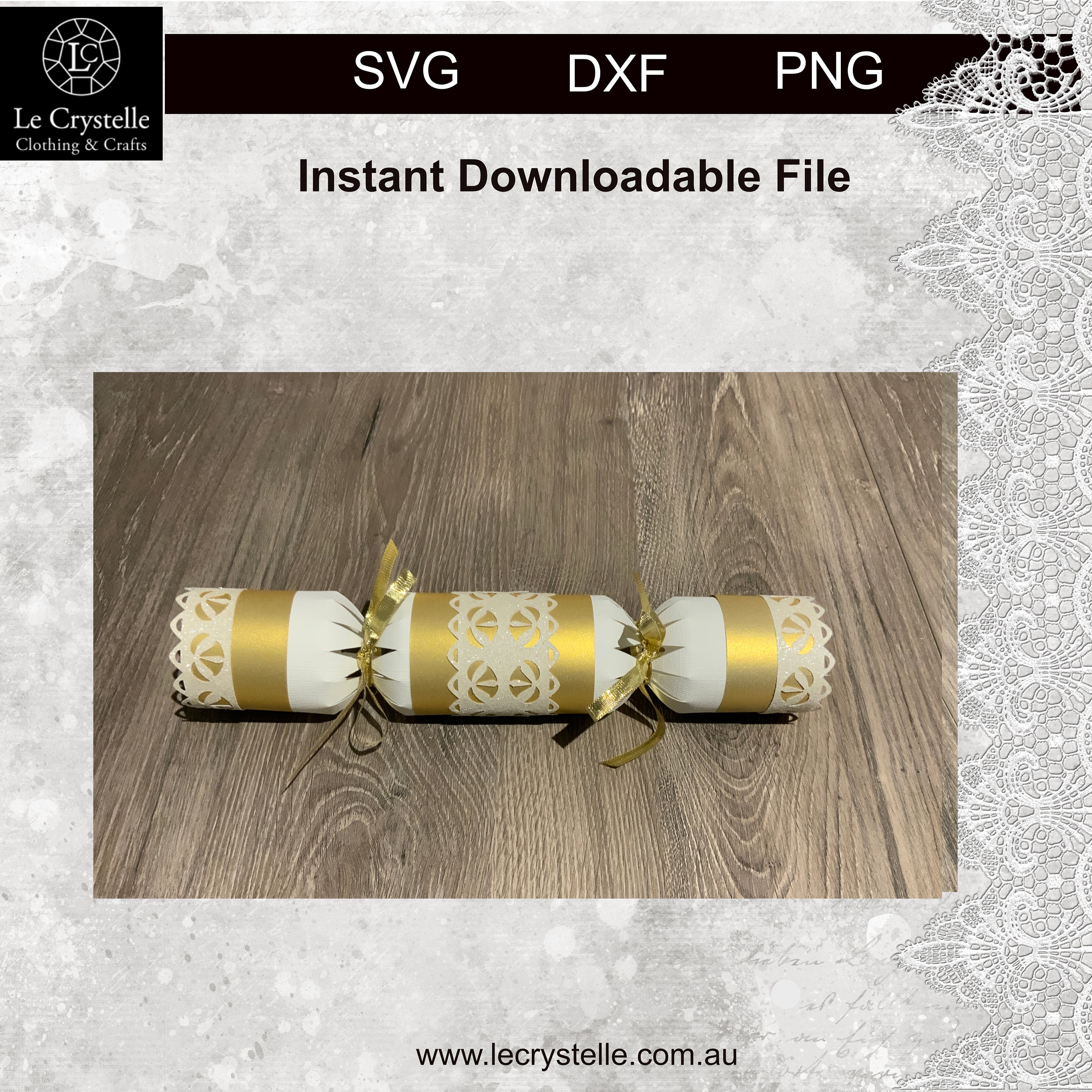 SVG Cut File Christmas Bon Bons/crackers Svg/bon Bon Svg for Cricut and ...