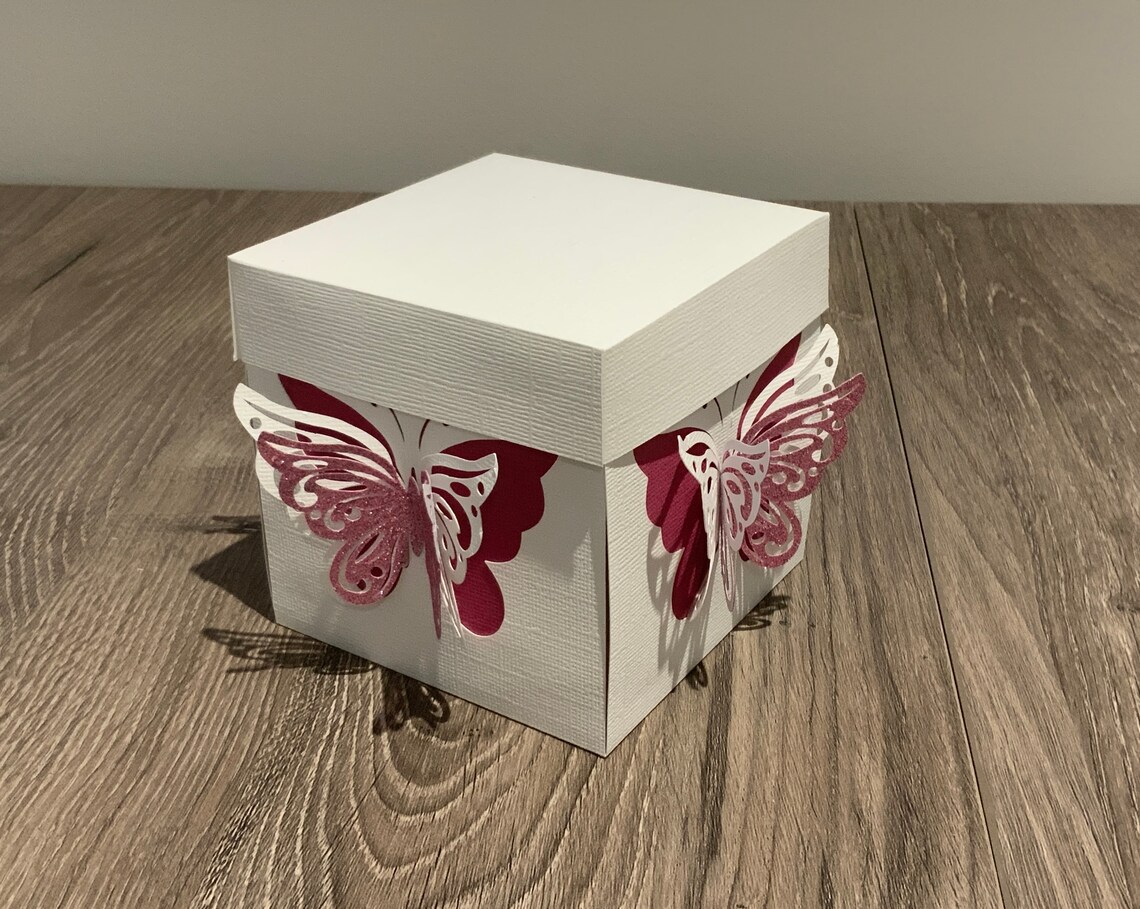 Butterfly Explosion Box Pop Out 110/SVG Cut File/exploding | Etsy