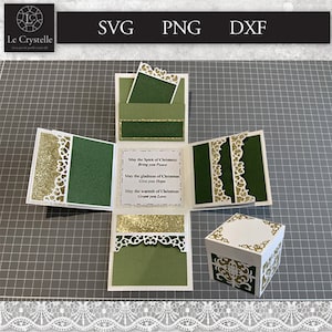 Explosion Box/exploding Gift Box/ Cut File/exploding Template/ Christmas Gifts /exploding Gift ...