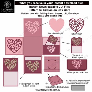 Explosion Box/exploding Gift Box/ Cut File/exploding Template/ - Etsy