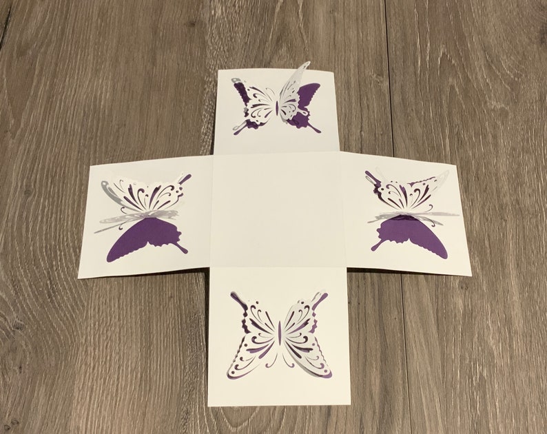 Butterfly Explosion Box Pop Out 330/SVG Cut File/exploding - Etsy