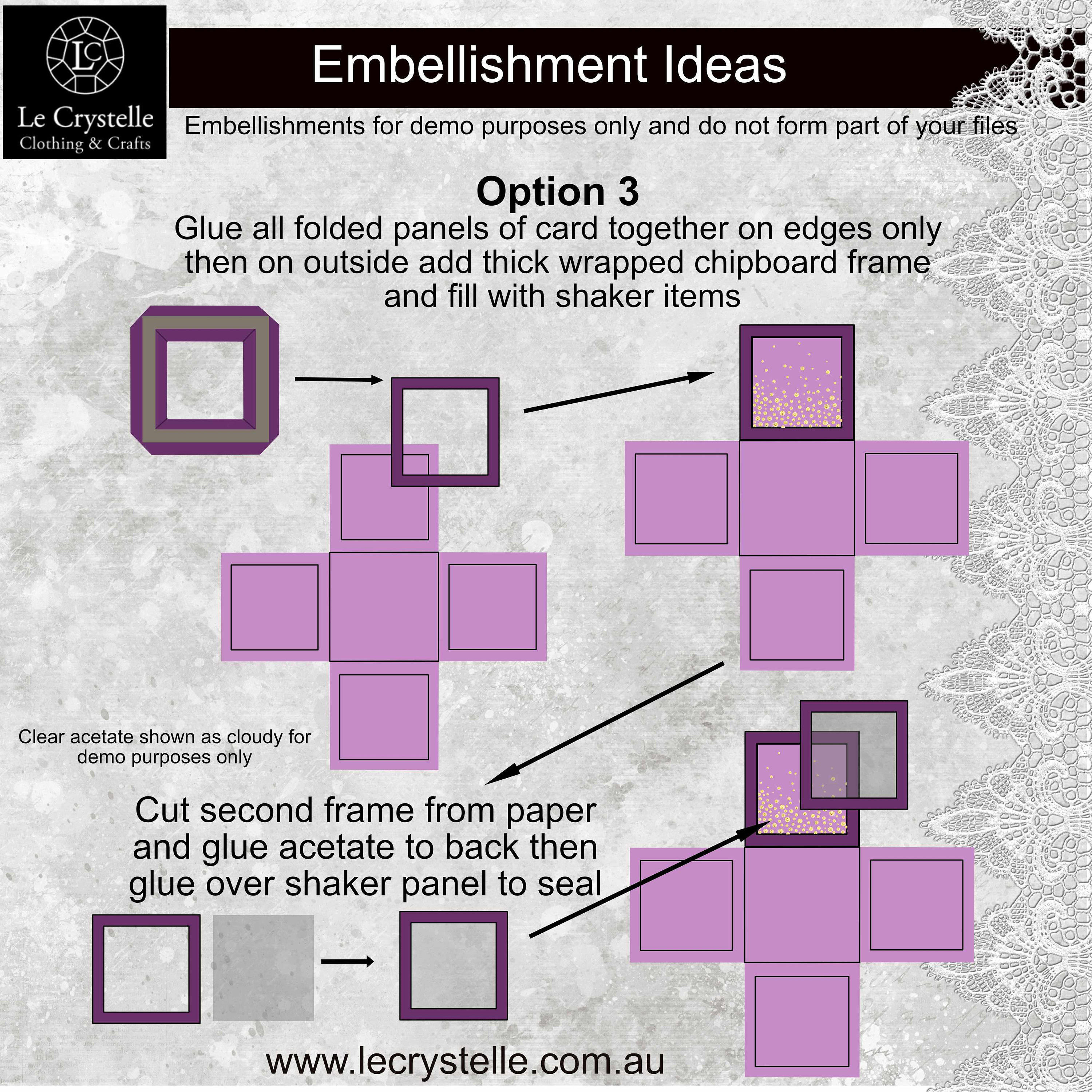 Explosion Box Shaker Card/cut File/exploding Card Template/svg | Etsy
