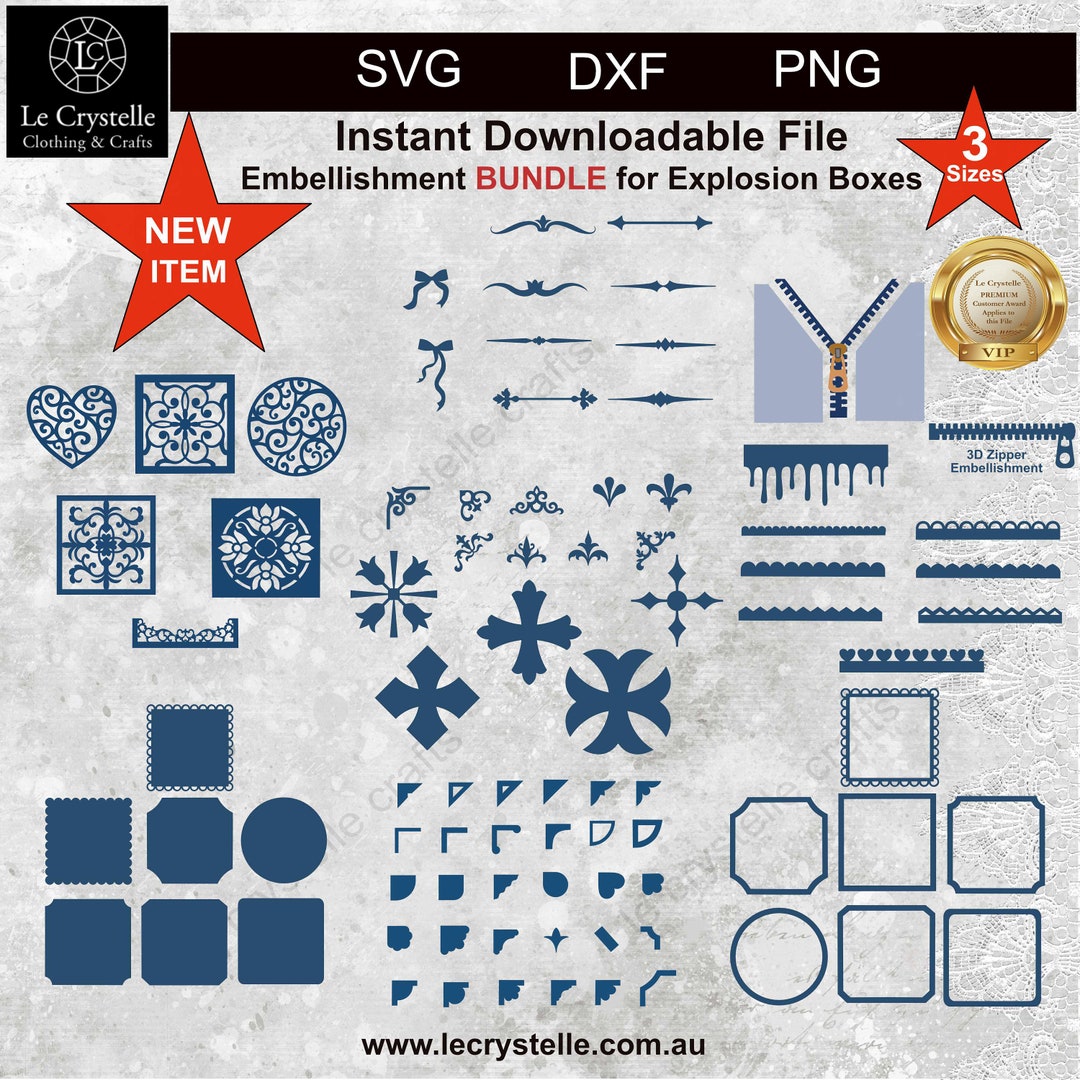 Explosion Box MEGA Bundle/svg Cut File/exploding Box Bundle ...