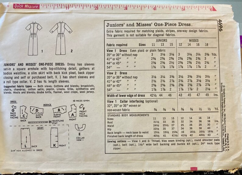 1960’s Sheath Dress Pattern - Etsy