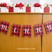 Printable Black + Red Buffalo Plaid Merry Bunting for Christmas - Etsy