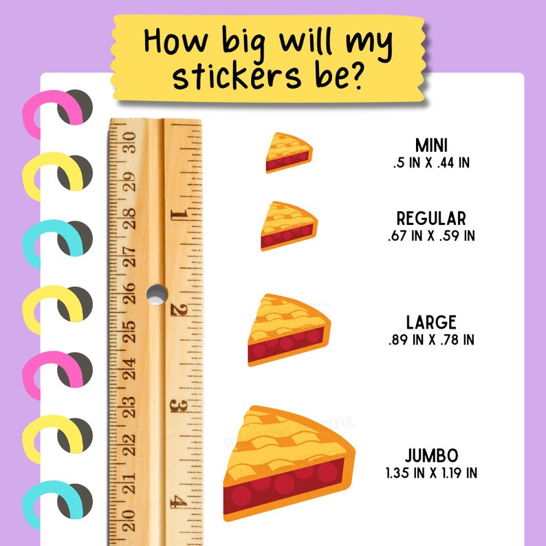 Cherry Pie Sticker Sheet - Multiple Sizes, Matte, Glossy, or Clear - Etsy