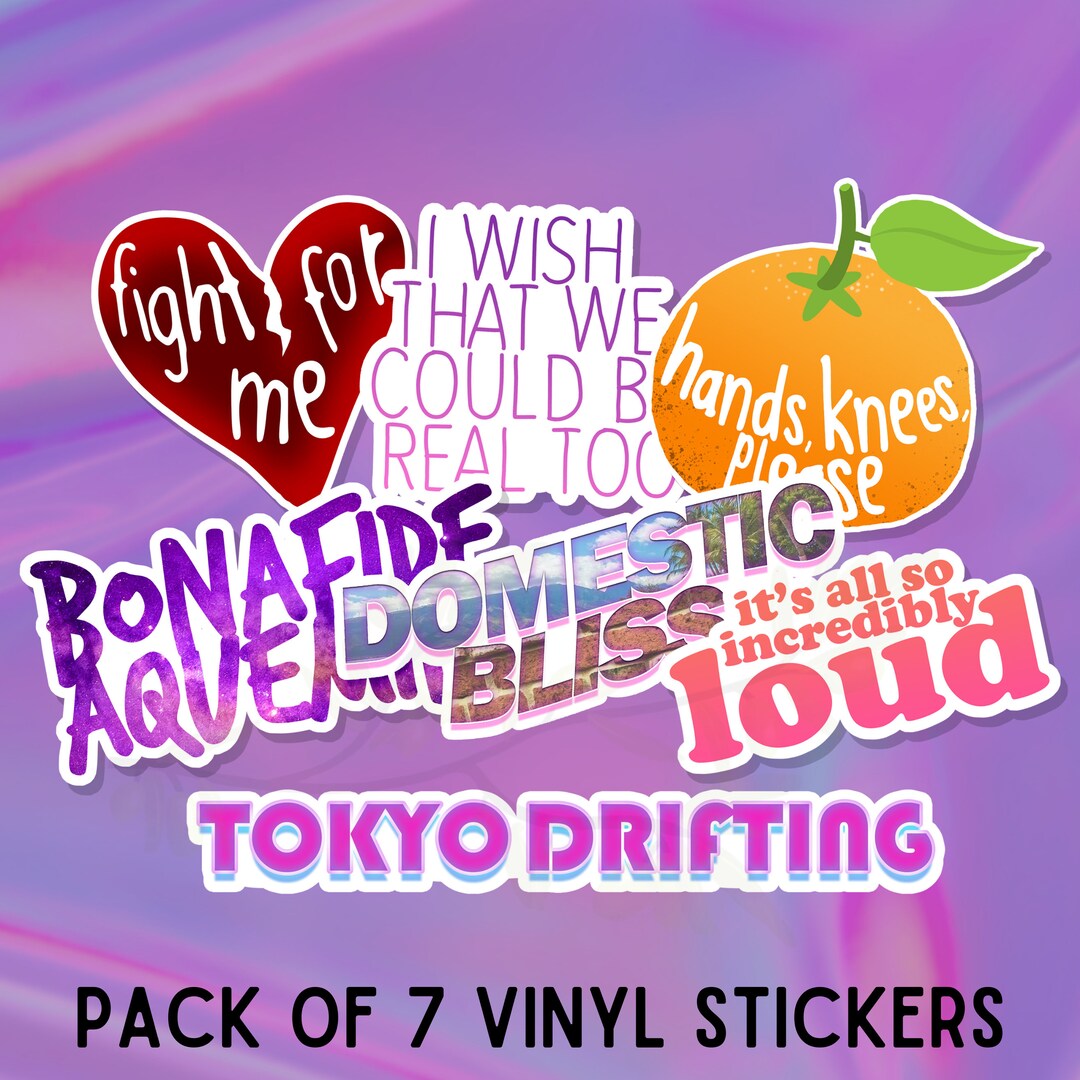 Dreamland Sticker Pack Inspired by Glass Animals Stickers for Laptop ...