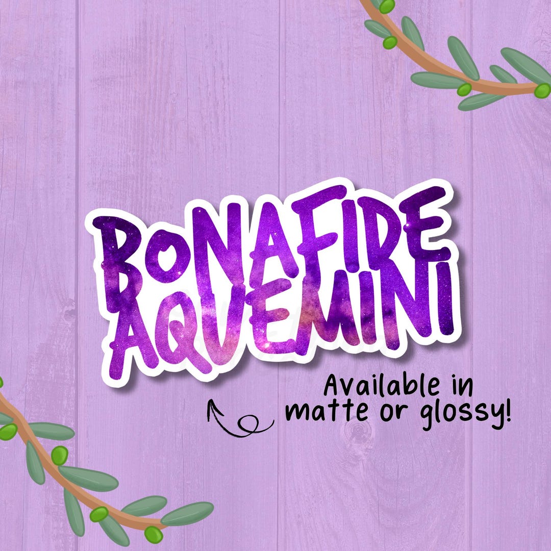 Bonafide Aquemini Vinyl Sticker - Choose From Matte or Glossy! - Etsy