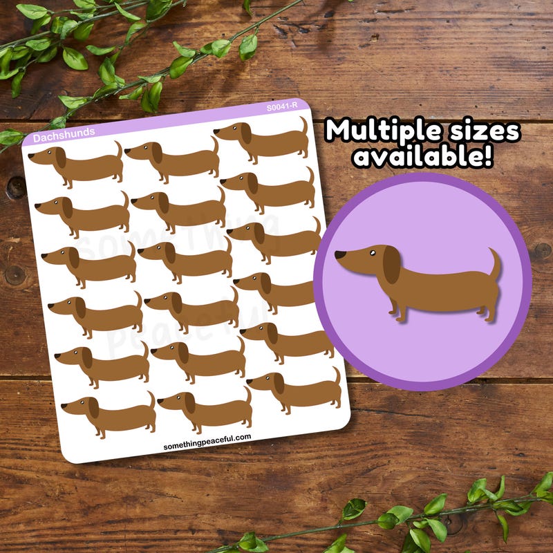 Dachshund Sticker - Etsy