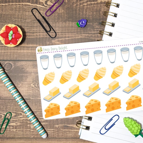 Dairy Stickers - Etsy