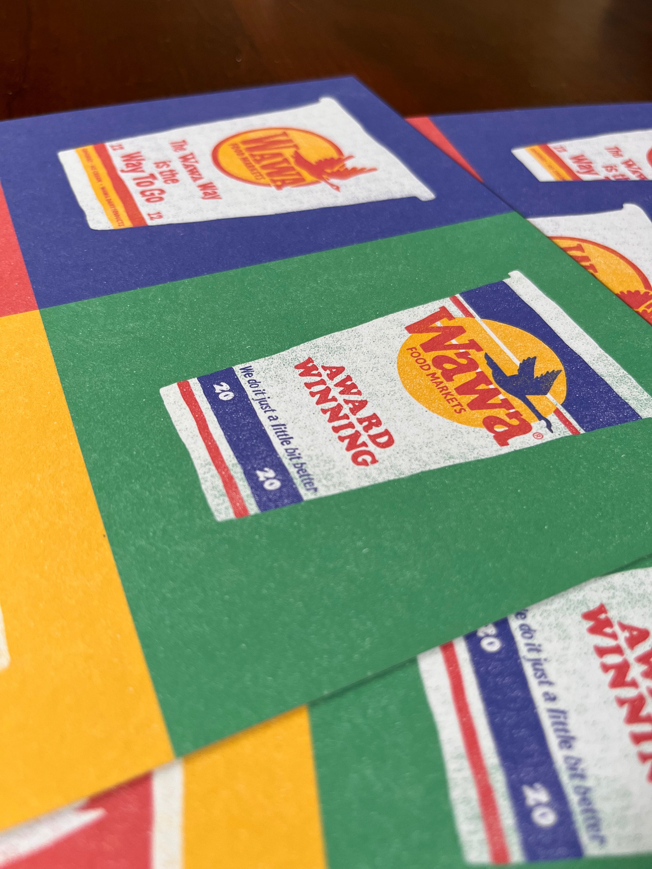 Vintage Wawa Coffee Cup Evolution Illustration Retro Pop Art Hand Drawn ...