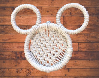 Mickey Macrame - Etsy