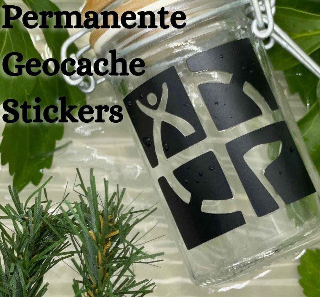 Permanent Geocache Stickers 10 Pack Different Styles - Etsy