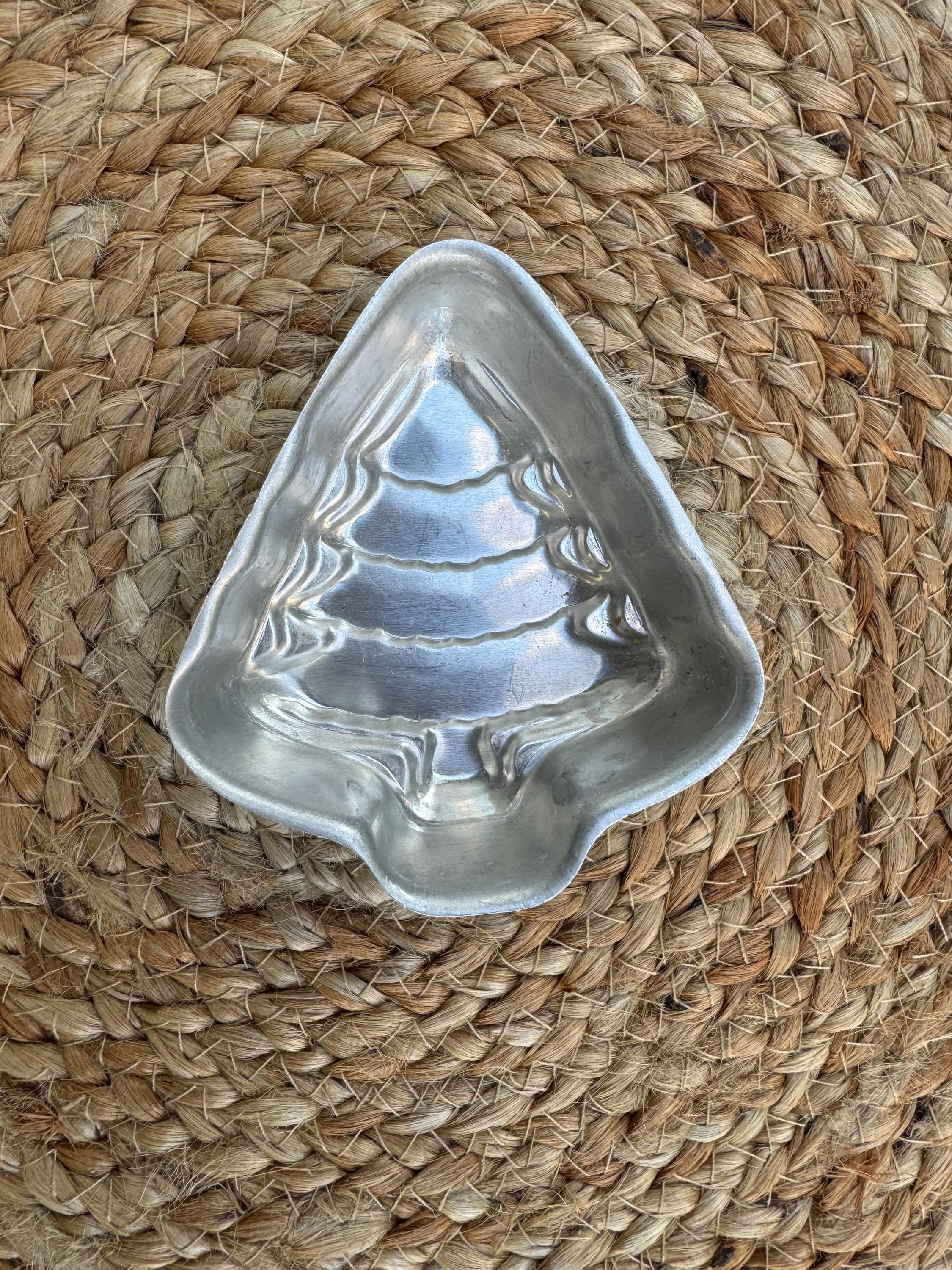 Eight Vintage Tree Molds, Individual Aluminum Molds, Christmas Tree ...