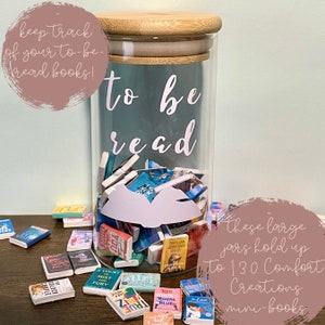 To Be Read and Shelved Jars TBR Jar Pair - Etsy UK