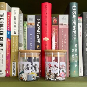 Kindle TBR & Physical TBR Jar Pair Custom Miniature Book Jars for TBR ...