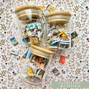 CUSTOM Mini-book Jar, Year of Books & TBR Miniature Book Jar - Etsy