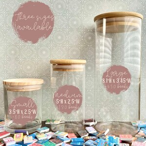 Custom Mini-book Jar, Year of Books & TBR Miniature Book Jar - Etsy