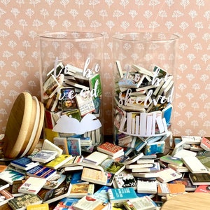 To Be Read and Shelved Jars TBR Jar Pair - Etsy UK